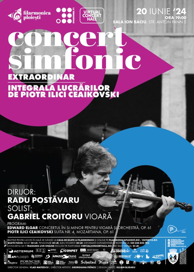 Concert Simfonic Extraordinar – 20 iunie 2024 – Filarmonica "Paul ...